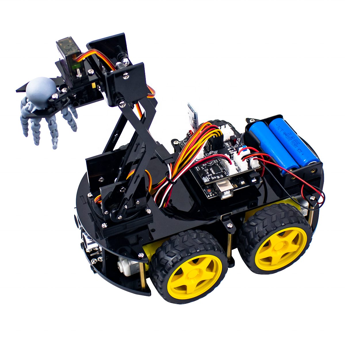 Lafvin Smart Robot Car S Robotickým Ramenem S Uno R3 Dratekcz